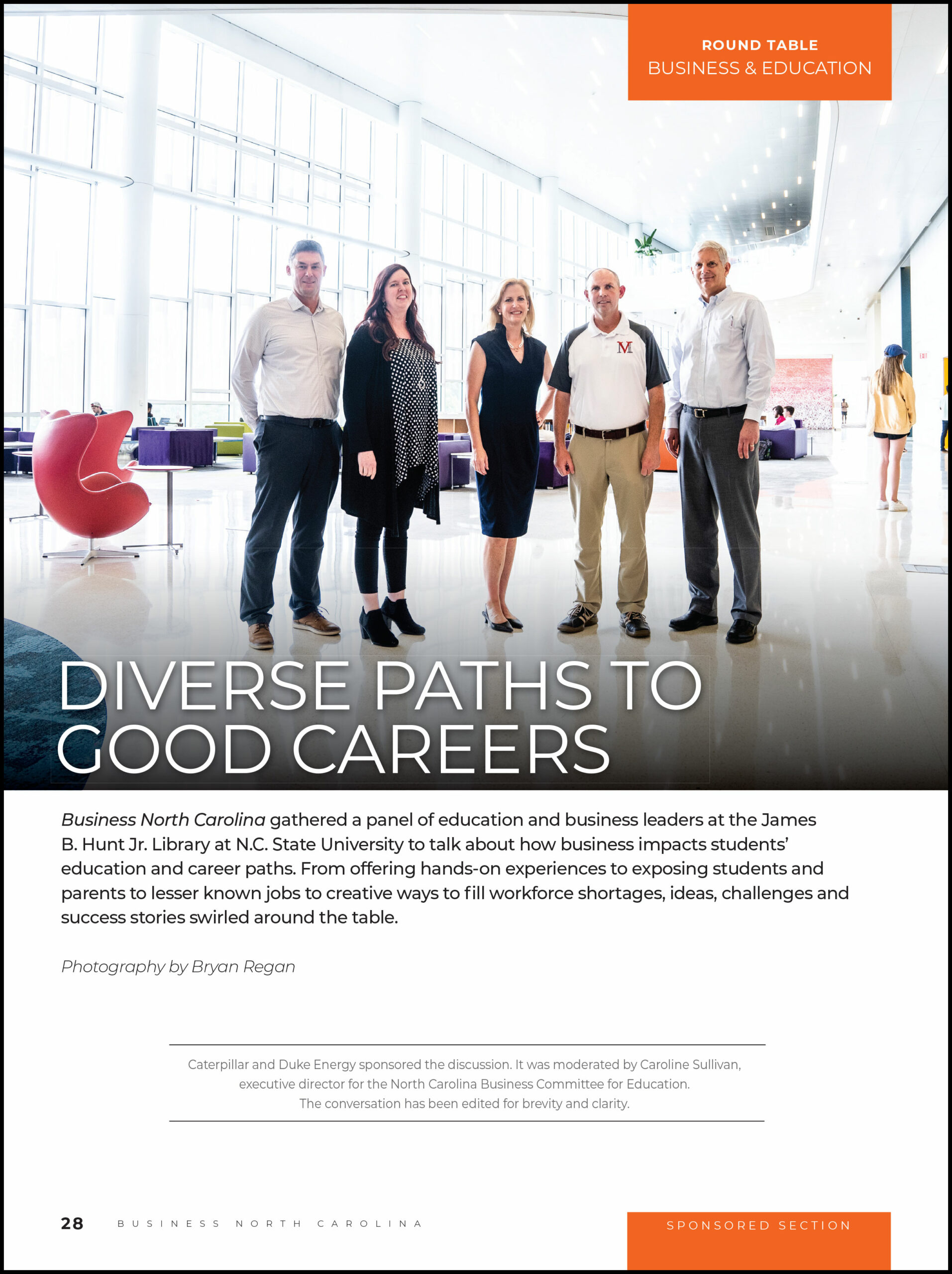 Round table: Business and education, diverse paths to good careers ...